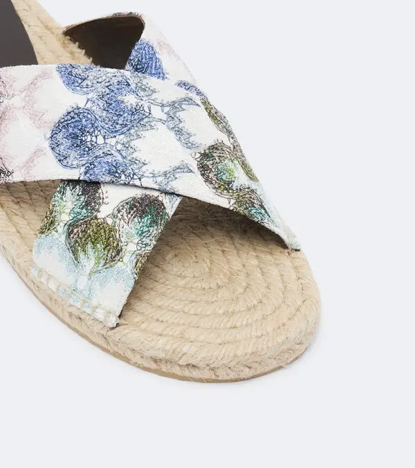 Missoni Harlow Lamé Espadrille Sandals