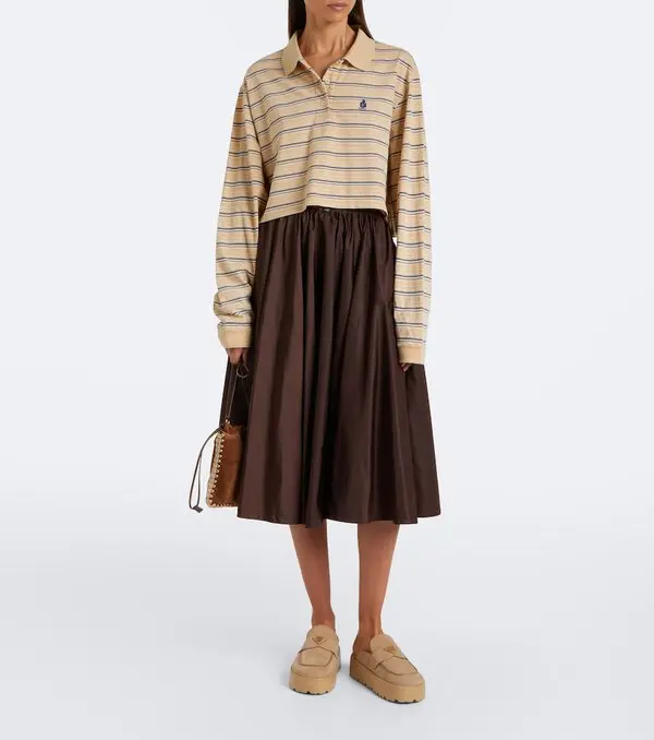 Prada Suede Mules - Beige
