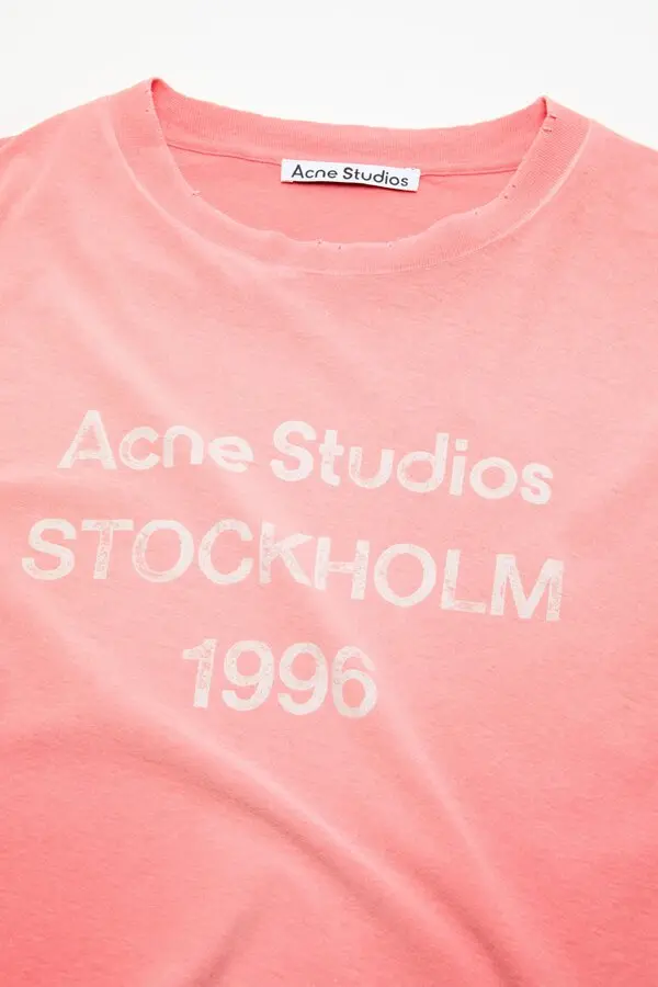Acne Studios Sprayed Logo T-shirt