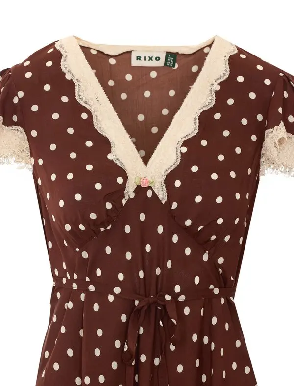 Rixo V-neck Dress