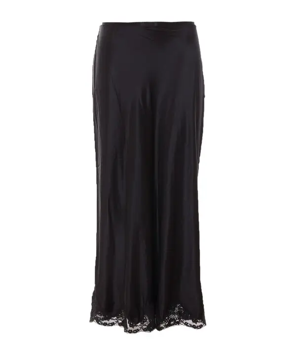 Rixo Lace-trimmed Midi Skirt