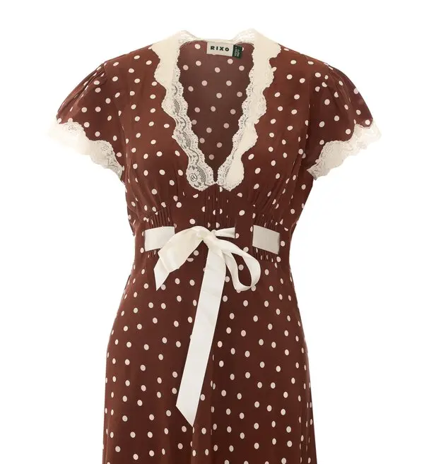 Rixo V-neck Dress