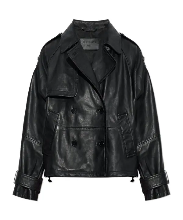 ALLSAINTS Reya Belted Leather Jacket