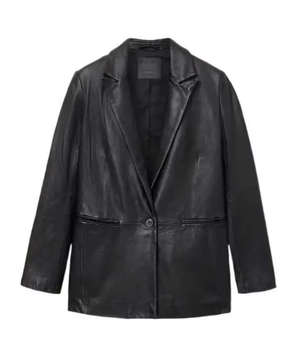 ALLSAINTS Leather Blazer