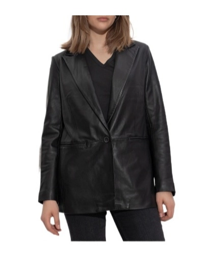 ALLSAINTS Leather Blazer