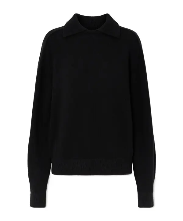 Khaite Jackson Long-sleeved Knitted Polo Shirt - No