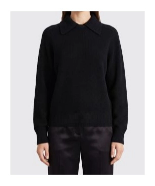 Khaite Jackson Long-sleeved Knitted Polo Shirt - No