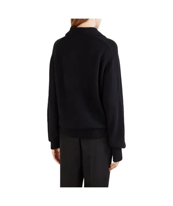 Khaite Jackson Long-sleeved Knitted Polo Shirt - No