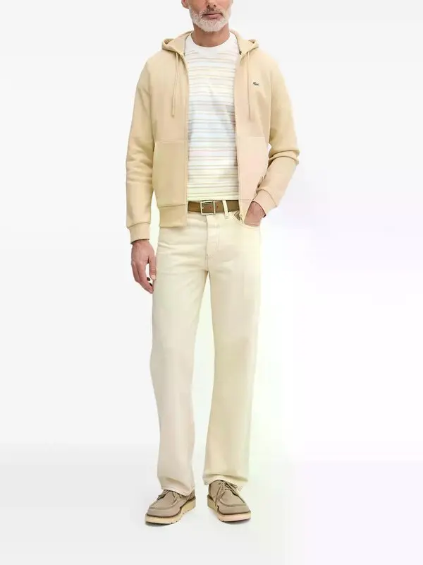 Lacoste Logo Patch Zip-up Hoodie