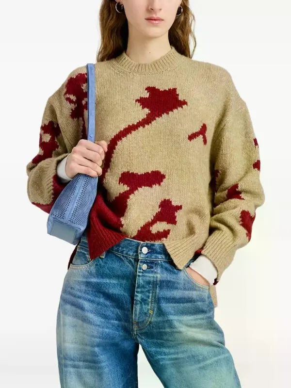 Proenza Schouler White Label Wool-knit Intarsia Sweater - Neutrals