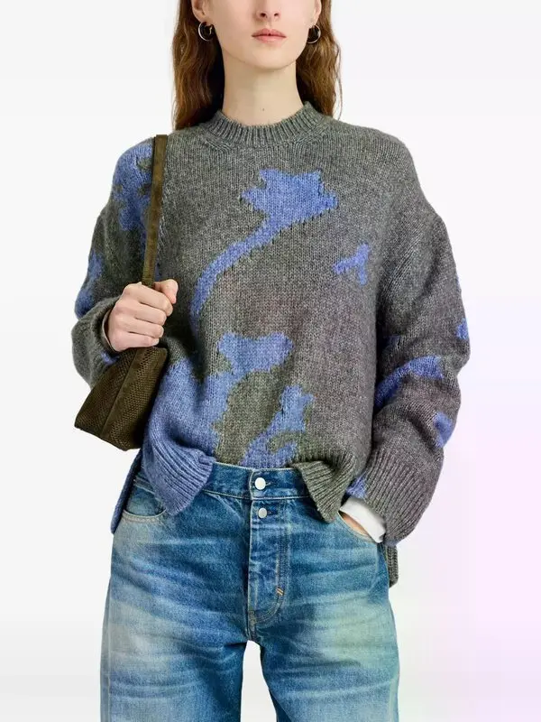 Proenza Schouler White Label Cathy Wool Knit Sweater - Grey
