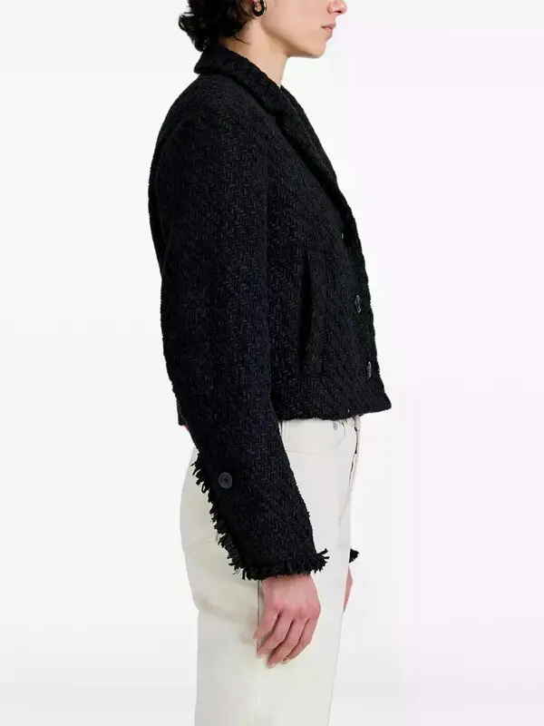 Proenza Schouler White Label Nima Jacket In Basket-weave