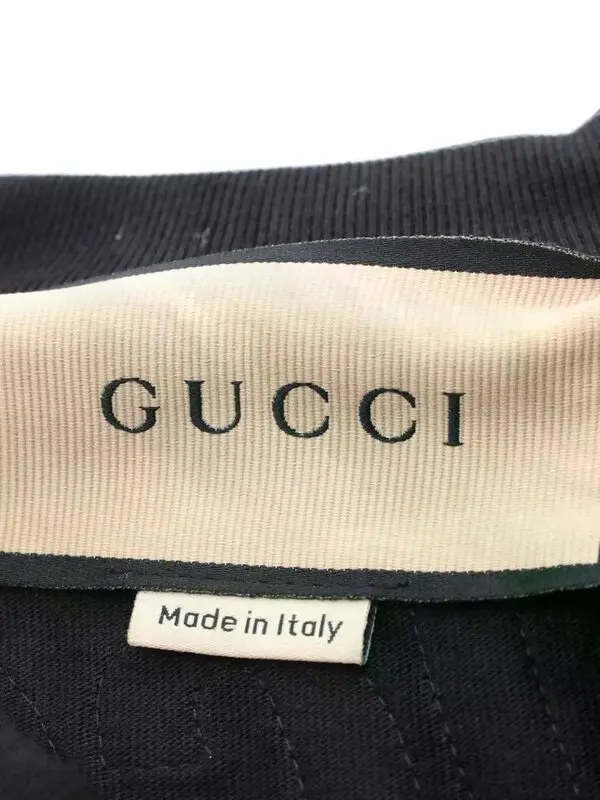 Gucci Rose Print Logo T-shirt Dress