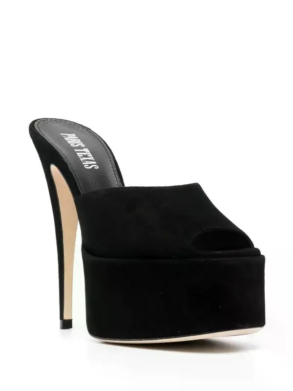 Paris Texas 155mm Peep-toe Stiletto-heel Sandals