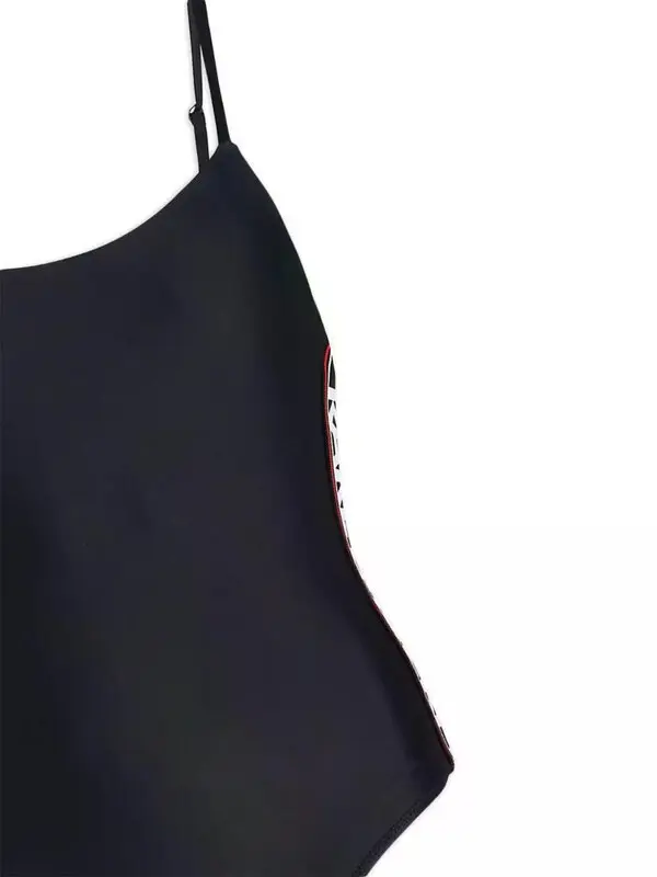 Karl Lagerfeld Essential Logo Print One-piece Swimsuit