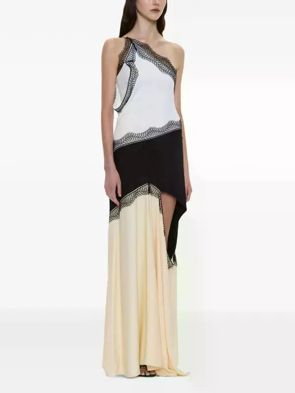 Christopher Esber Keira Lace-trim Maxi Dress