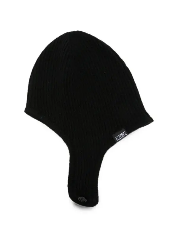 MAISON MARGIELA Hat Wool Blend "balaclava - Black