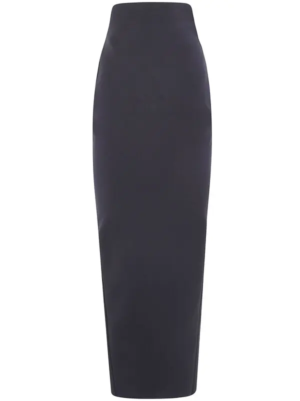 Rick Owens Skirt Wool "dirt Pillar - Black