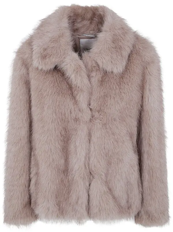 Max Mara Jacket Cropped Fur "smm Alce - Yellow