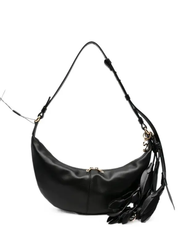 Max Mara Shoulder Bag With Feathers "spx Argenta