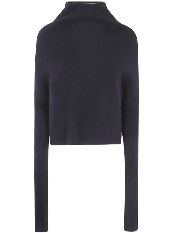 Rick Owens Sweater Long Sleeves "crater Neck Tee