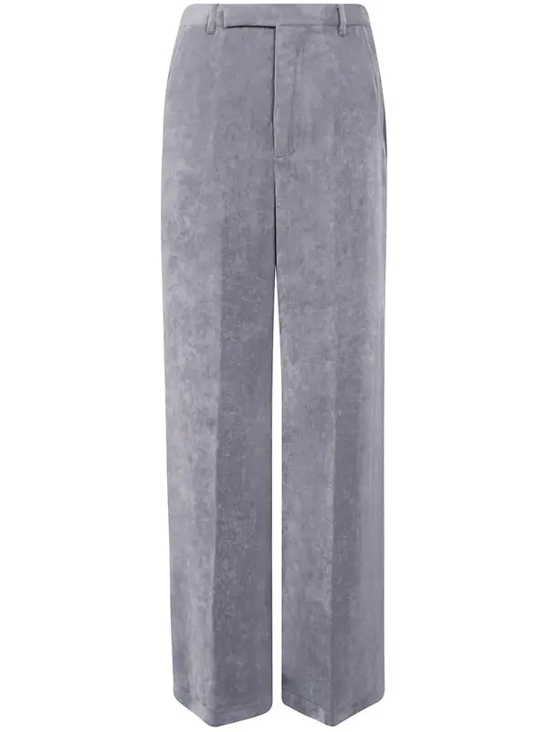 Rick Owens Pants Wide Tailored "rp02f5356.v 28 Steel - Gray