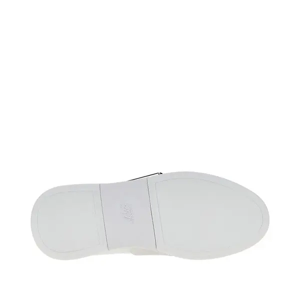 ROGER VIVIER Viv' Skate Leather Sneakers With Buckle Detail - White