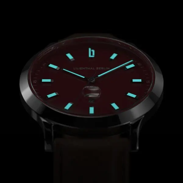 Lilienthal Berlin Huxley Ii Crimson Leather Black