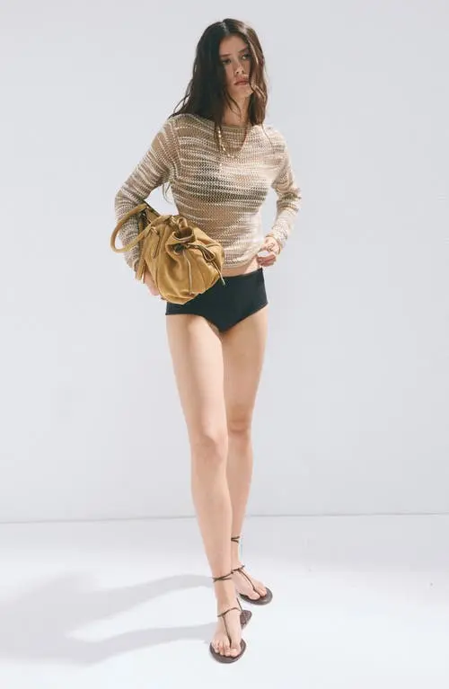 Mango Long Sleeve Cover-up Shirt