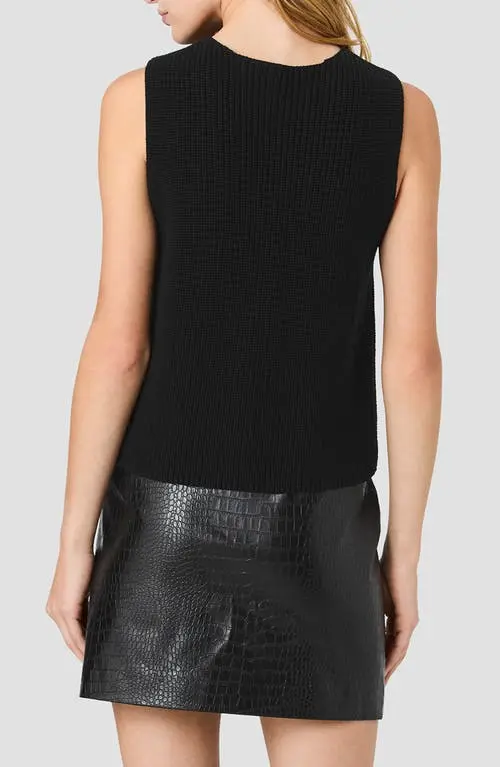 French Connection Mozart Rib V-neck Vest