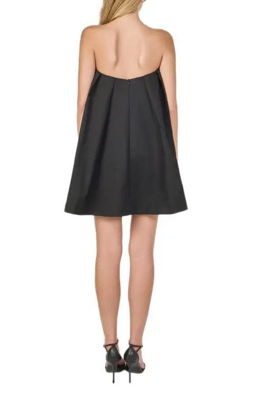 Endless Rose Pintuck Pleat Strapless Minidress