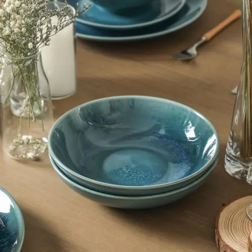 STONE + LAIN Riley 16-piece Dinnerware Set Stoneware