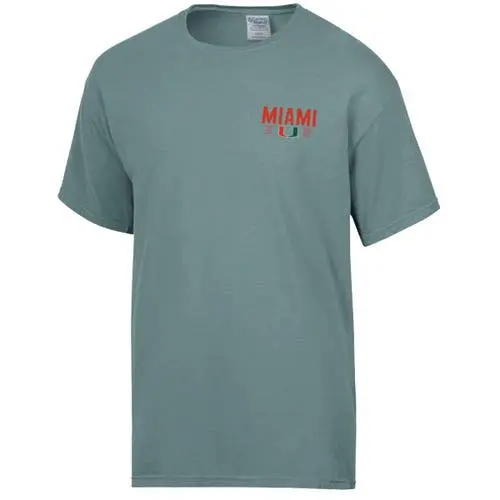COMFORTWASH Miami Hurricanes Big Name T-shirt