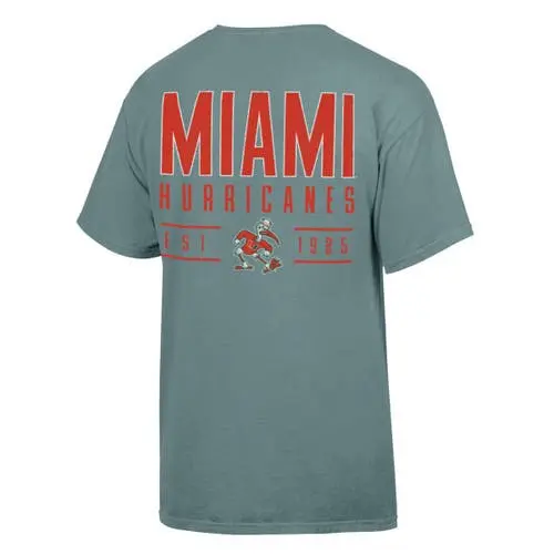 COMFORTWASH Miami Hurricanes Big Name T-shirt