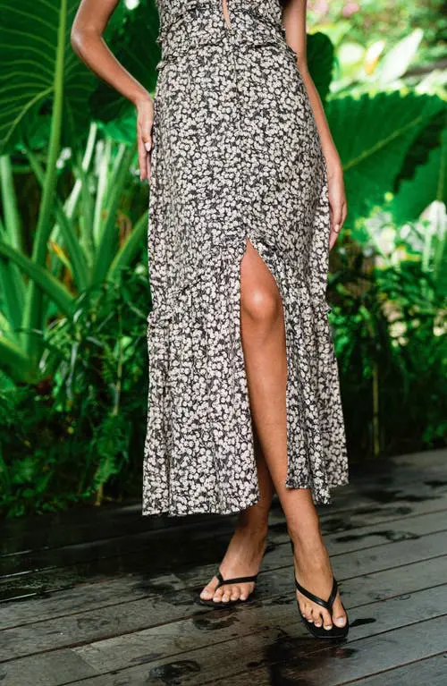 BRUNNA.CO Floral Print Cotton Midi Dress