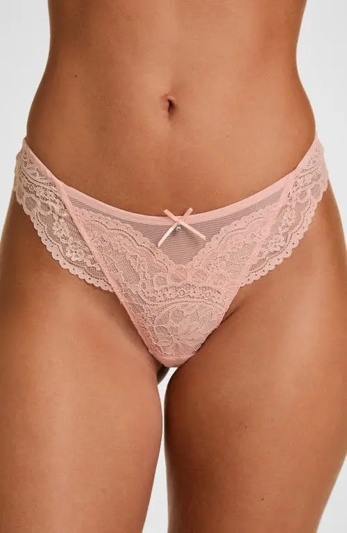Hunkemoller Isadora Lace High Leg String Thong