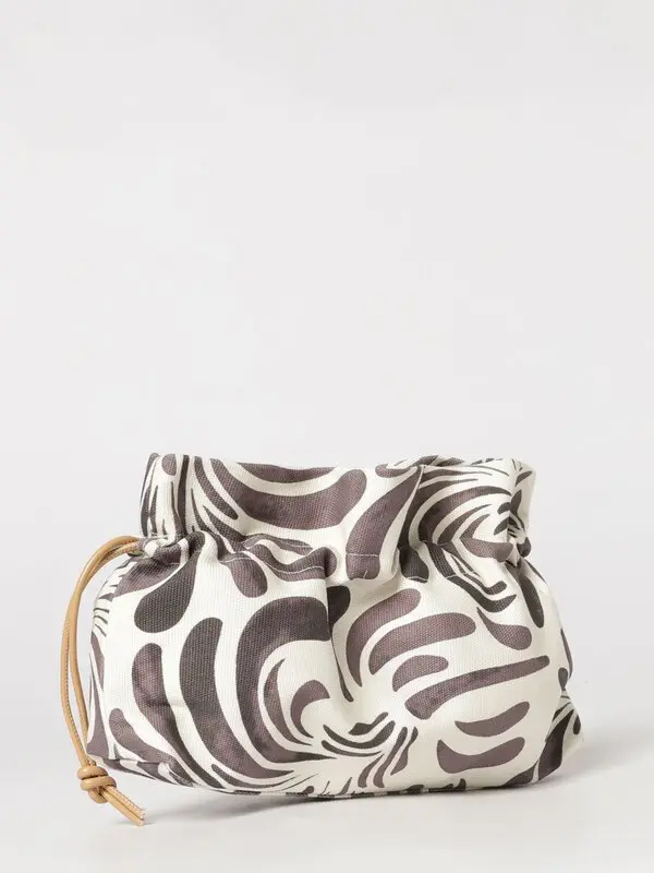 TWINSET U & B Cotton Tote Bag - Coffee