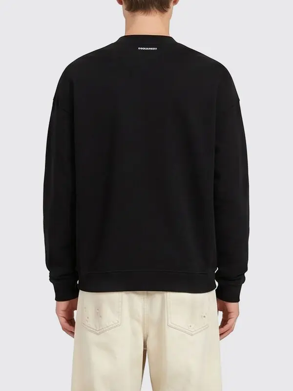 Dsquared2 Crew Neck Sweatshirt With Pocket