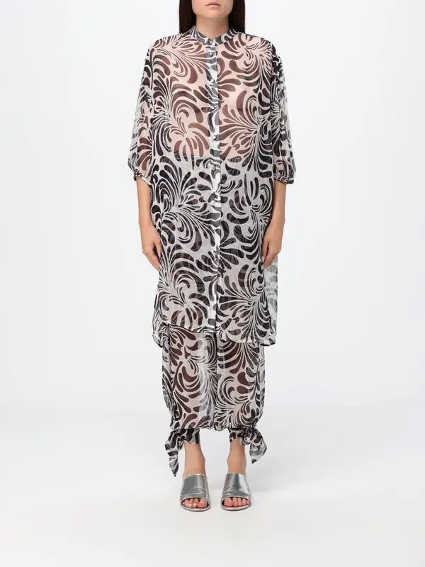 TWINSET U & B Printed Maxi Dress