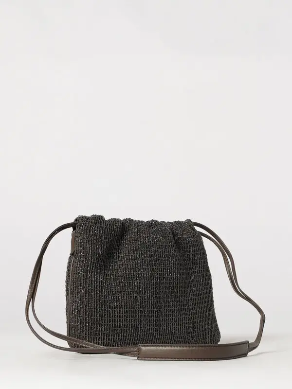 Brunello Cucinelli Leather Shoulder Bag