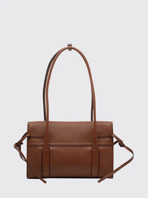 Mulberry Soft Bayswater Shoulder Bag In Grained Calf Leather - Brown