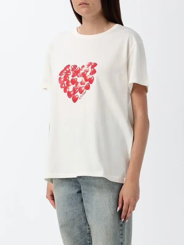 Chloé Cotton T-shirt With Heart Print