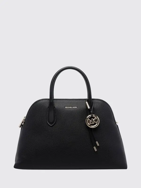 Michael Kors Leather Top Handle Bag - Black