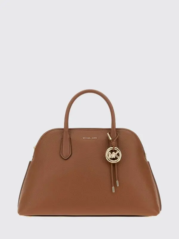 Michael Kors Freddie Handbag With Mk Monogram And Logo Charm - Leather