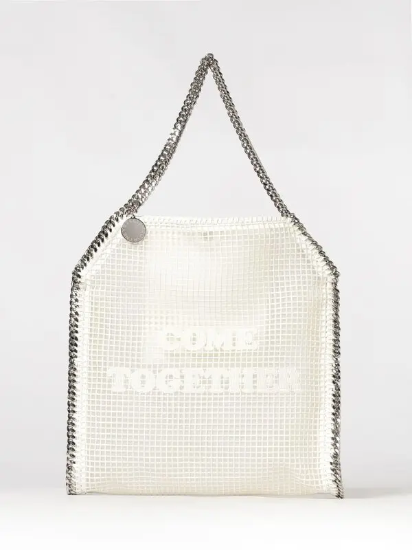 Stella McCartney Nylon Net Tote Bag - White