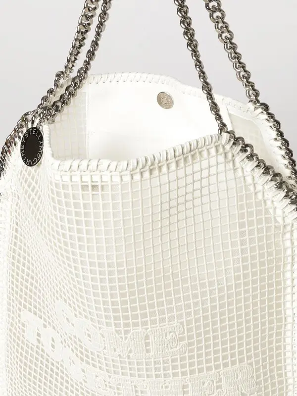 Stella McCartney Nylon Net Tote Bag - White