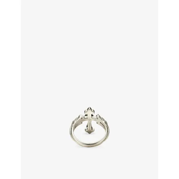 Emanuele Bicocchi Sterling Rose Cross Ring