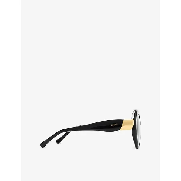 Loewe Butterfly Acetate Sunglasses - Black
