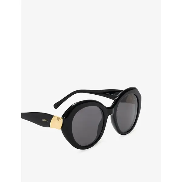 Loewe Butterfly Acetate Sunglasses - Black