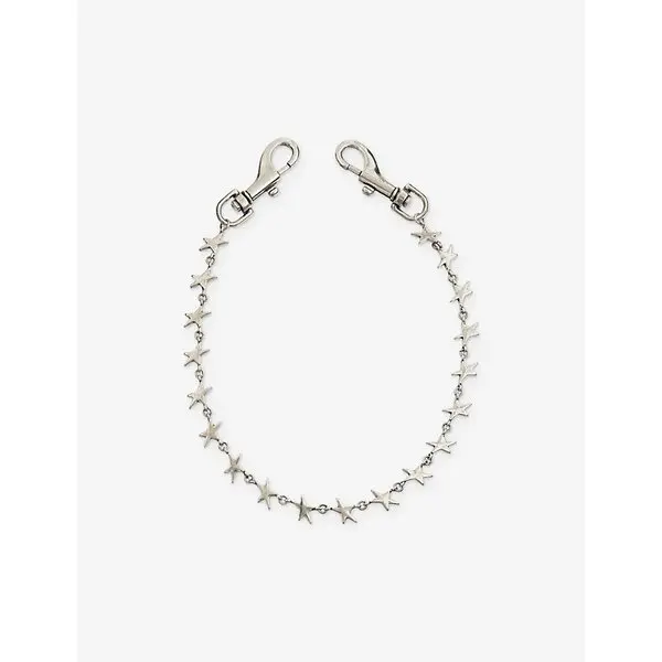 TWOJEYS Sterling-plated Brass Star Chain - Silver